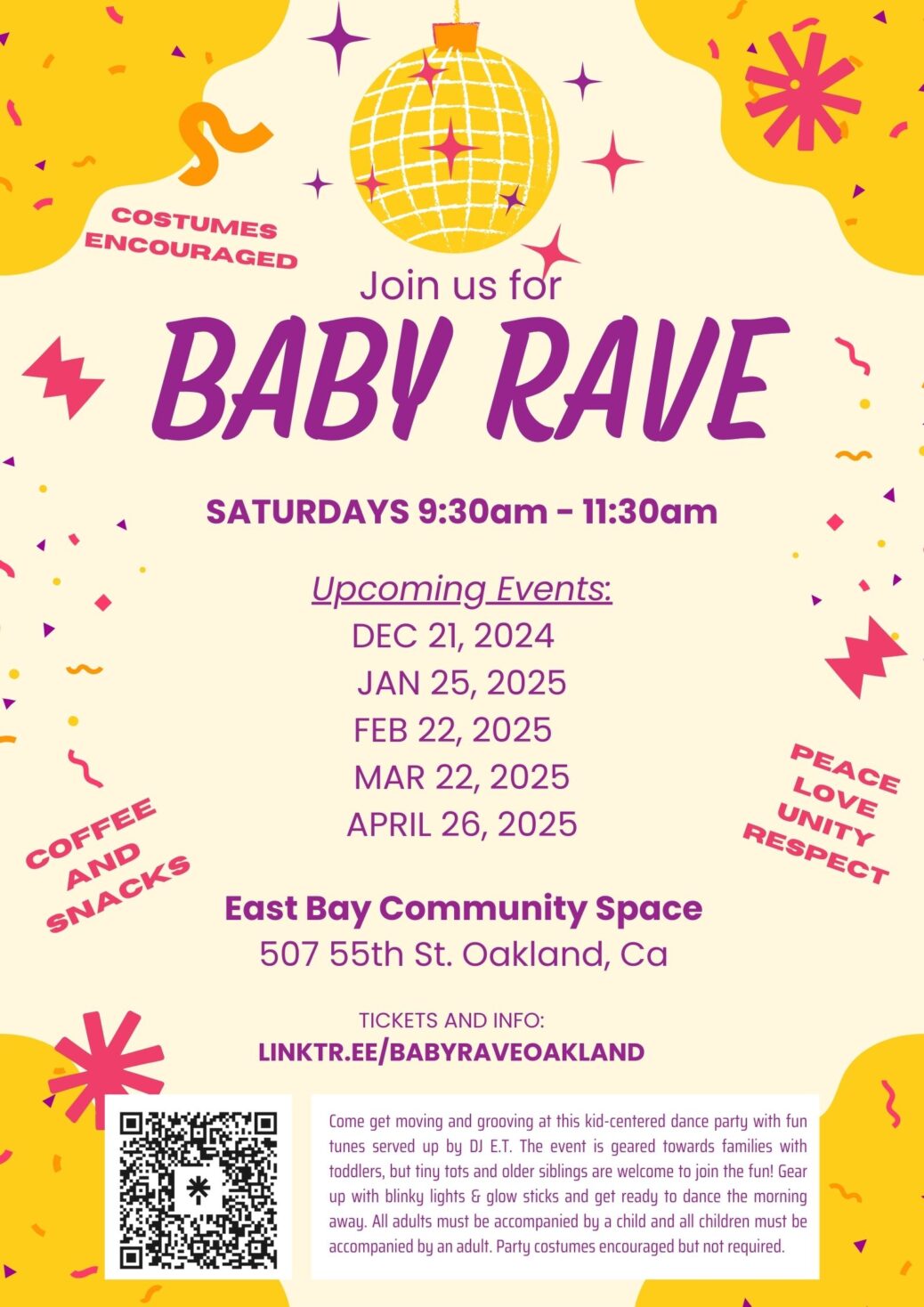 Baby Rave – East Bay Community Space